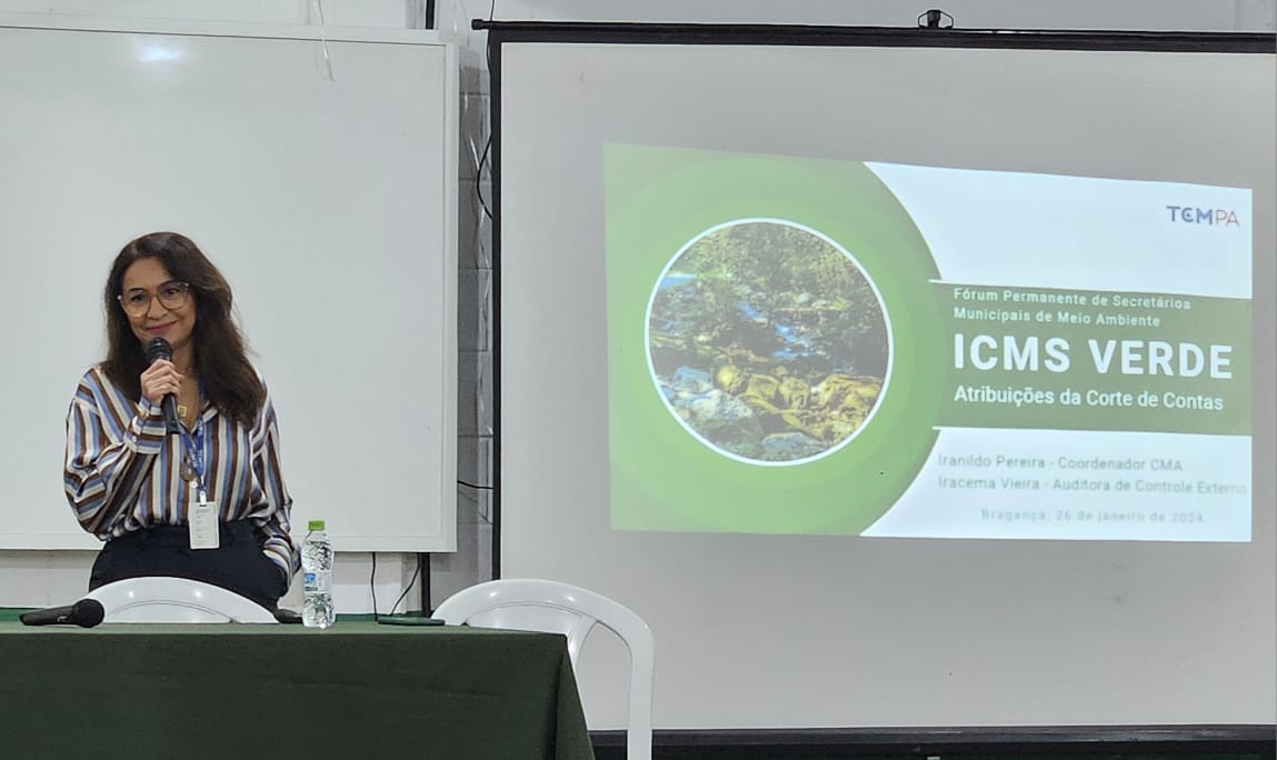 TCMPA debate importância do ICMS Verde em evento regional - Tribunal de ...